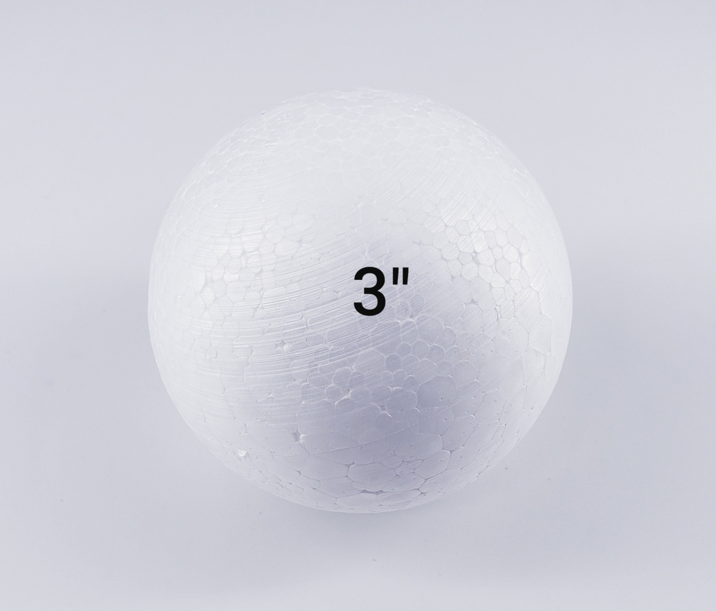 White Round Smooth Poly Foam Modelling Polystyrene Styrofoam Ball for ...