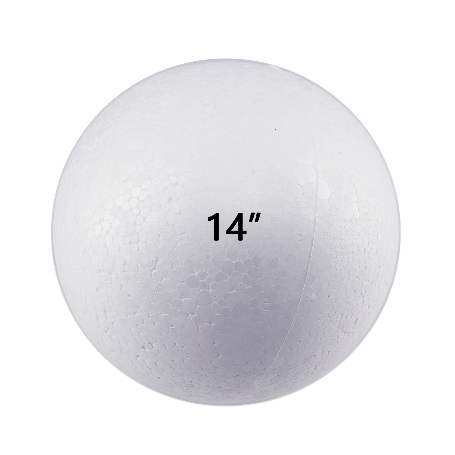 White Round Smooth Poly Foam Modelling Polystyrene Styrofoam Ball for ...