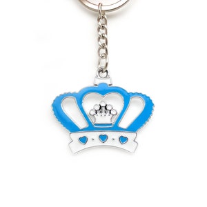 Royal Crown Princess Metal Keychain Baby Shower Birthday Party Favors ...