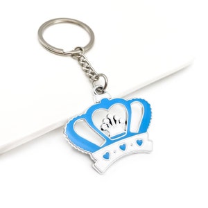 Royal Crown Princess Metal Keychain Baby Shower Birthday Party Favors ...