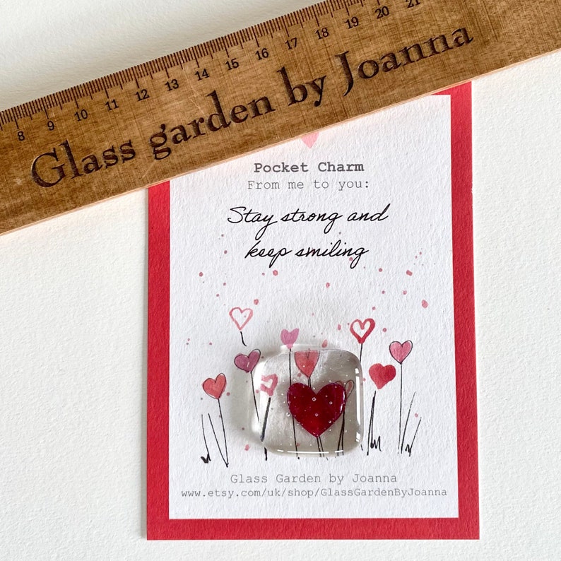 Pocket Hug/keepsake/token '' Stay Strong and Keep | Etsy