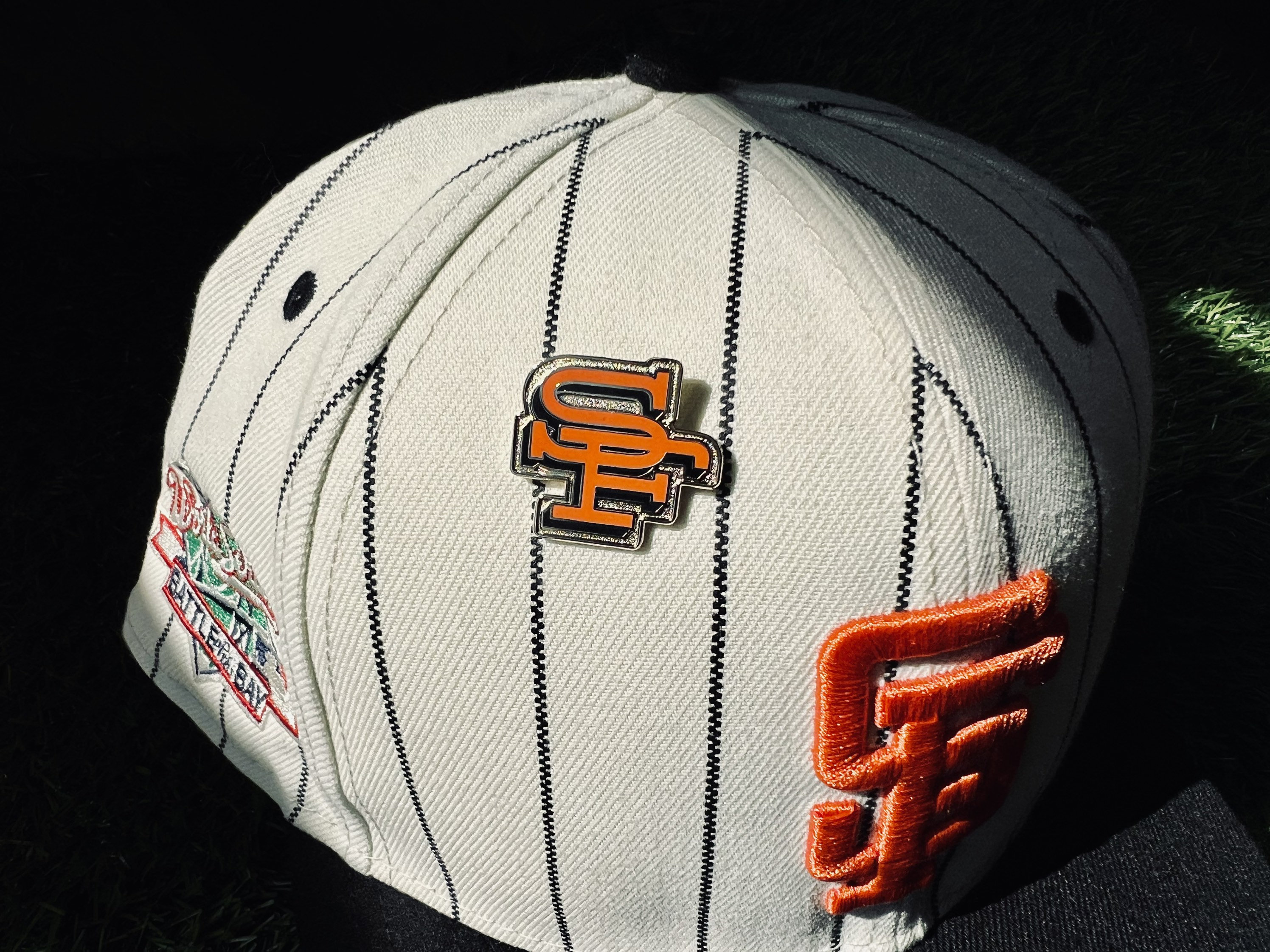 SF Monogram Hard Enamel Pin - Etsy