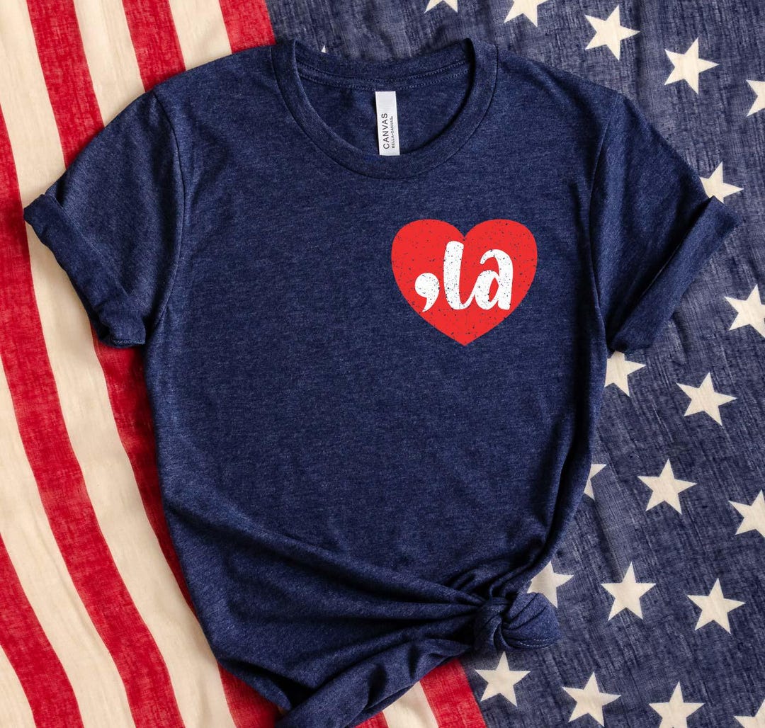 Heart Comma , La Kamala Harris Madam President 47 Shirt, Vintage ...