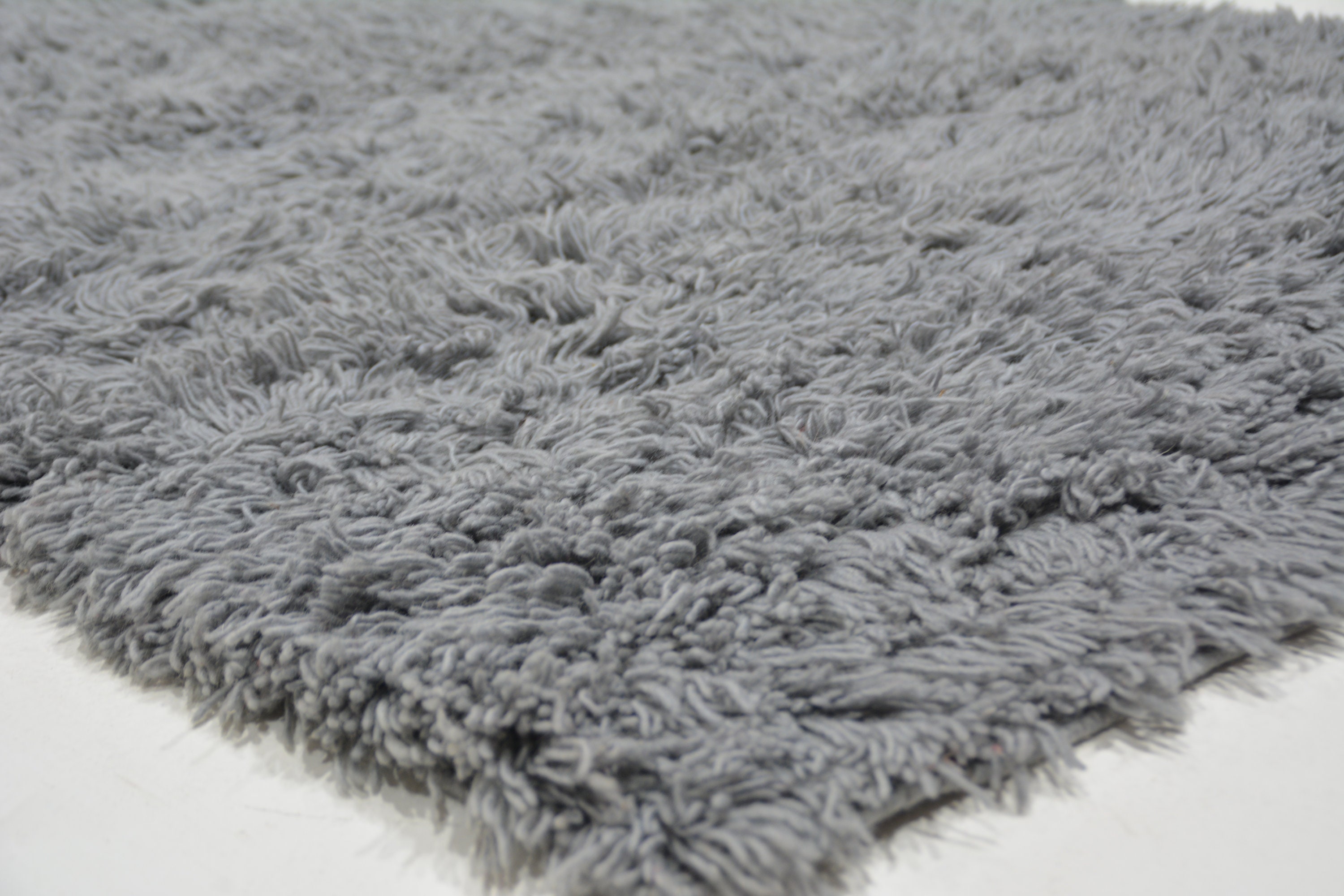 No 1047 Long-pile, High-pile Carpet Shaggy Wool New Color: Gray 210 X ...