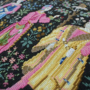 Nr 3815 Handmade Embroidered Gobelin Antique Cotton Tapestry Ca 48 X 78 ...