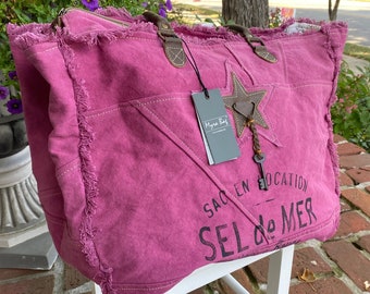 Hot Pink Weekender Bag - Etsy