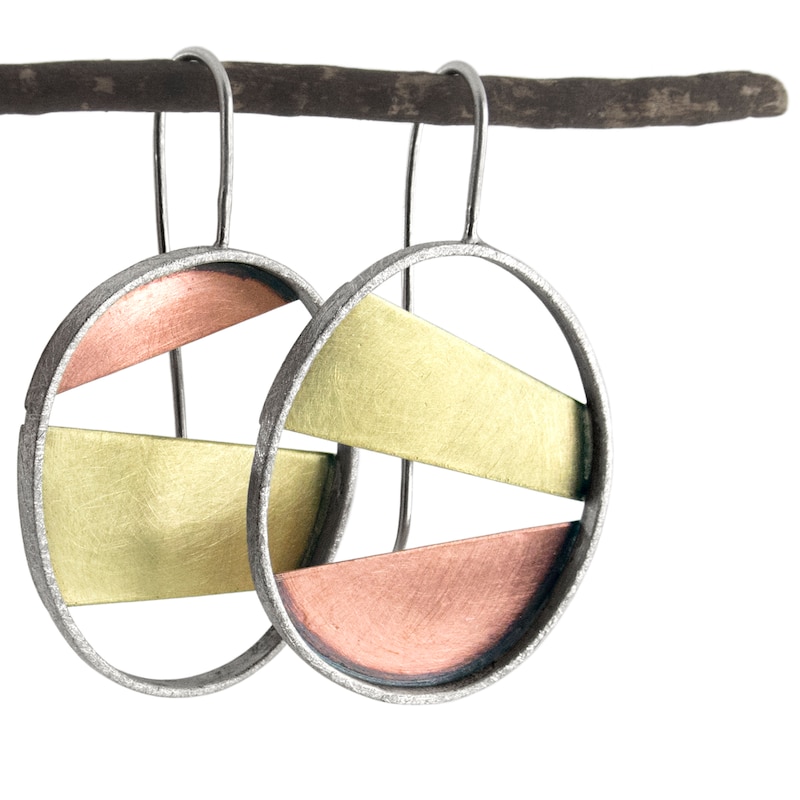 Modern Earrings - Etsy