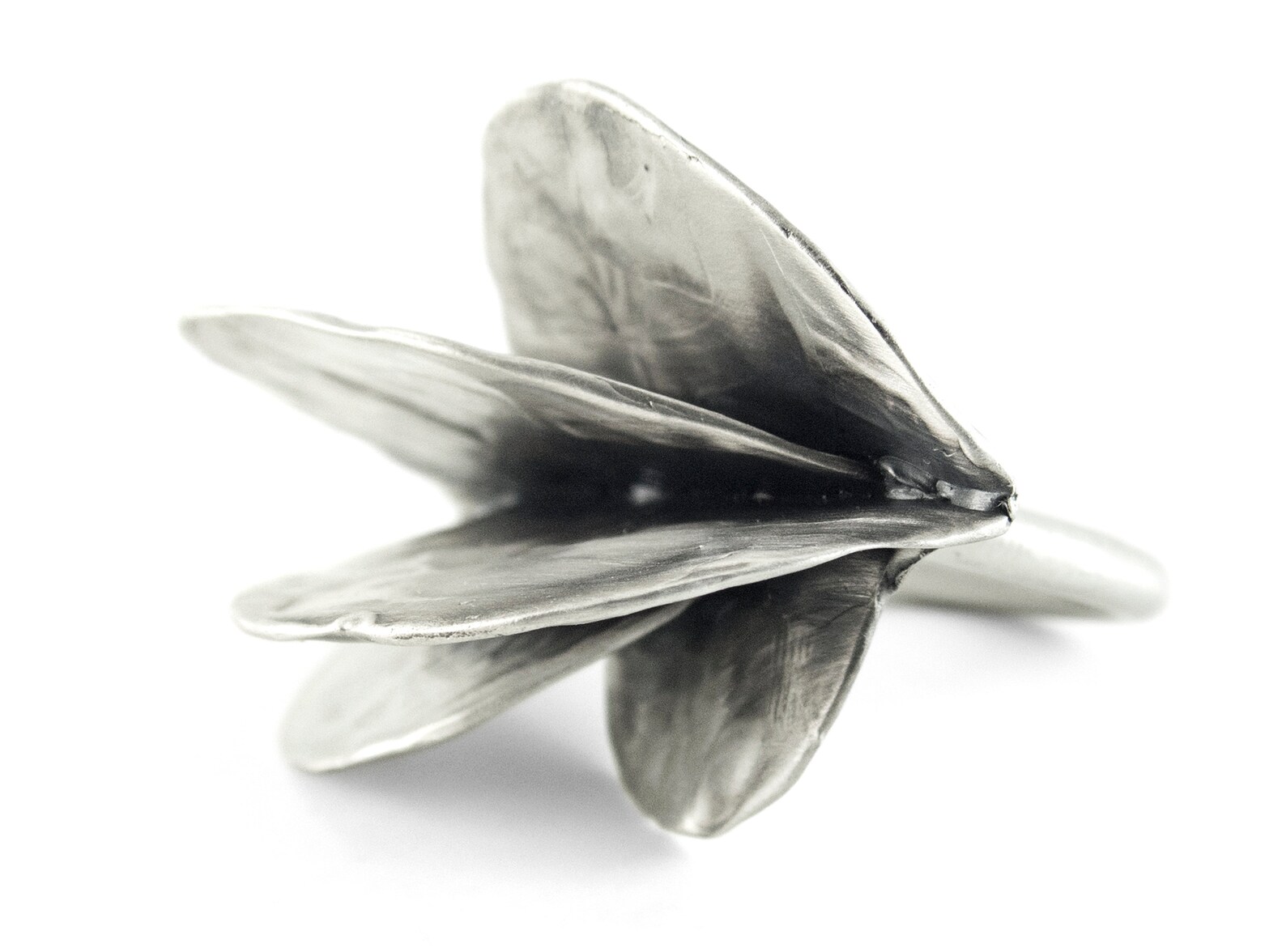 Architectural Silver Ring. Sculptural Silver Ring. Contemporary Silver ...