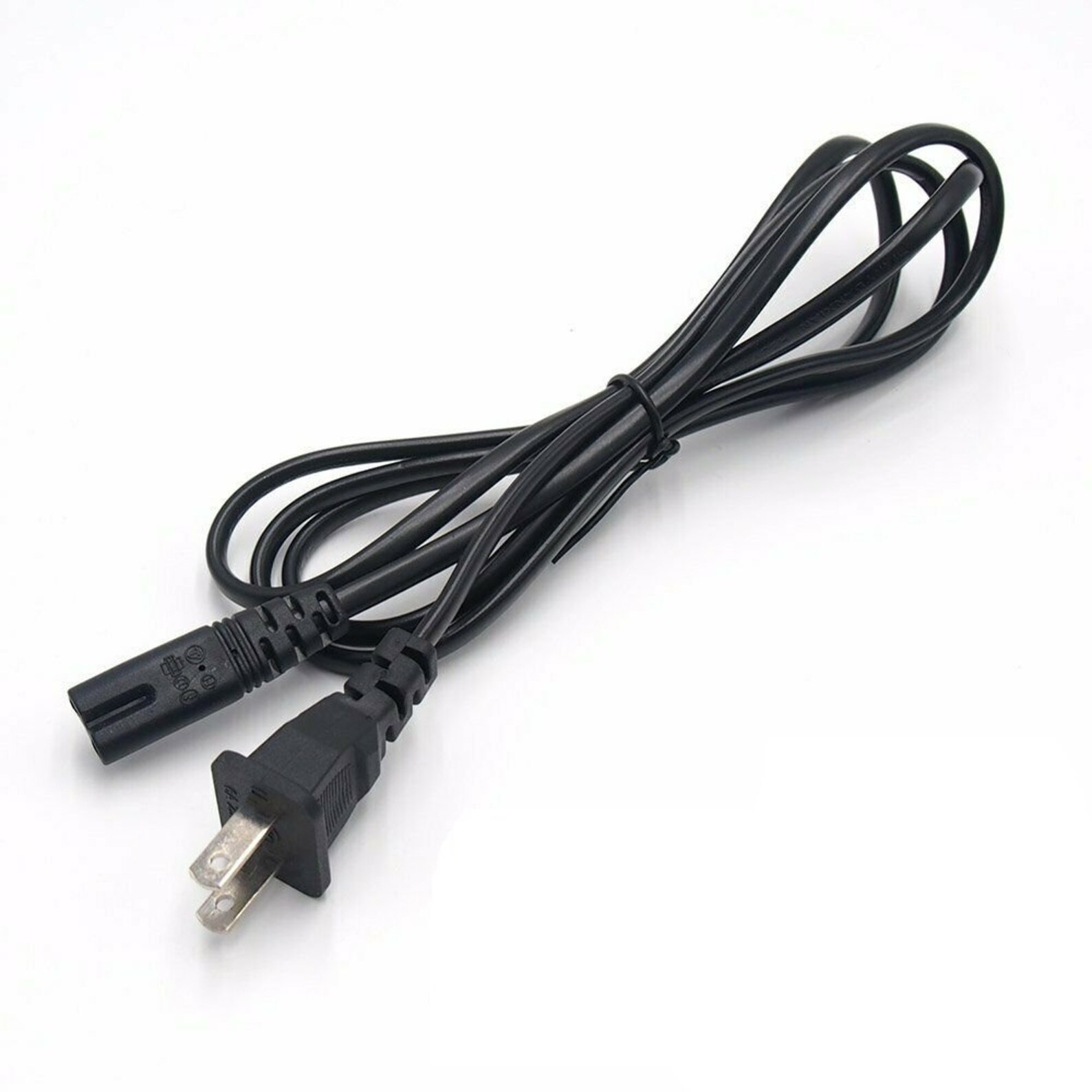 2-prong Power Cable Xbox Laptop PS2 Fat PS3 Slim PS4 | Etsy