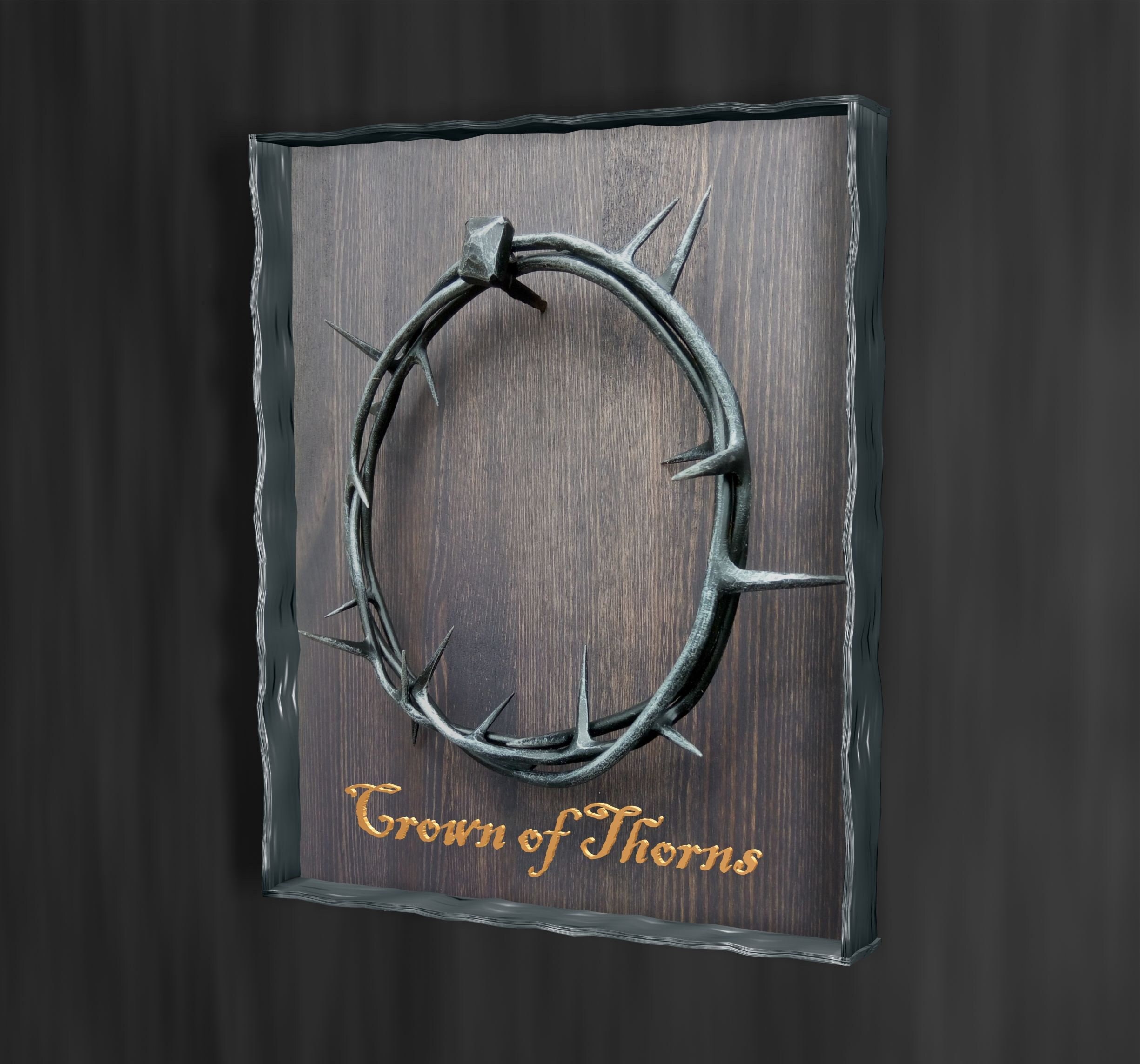 Forged Metal Crown of Thorns Original Metal Wall Decor | Etsy