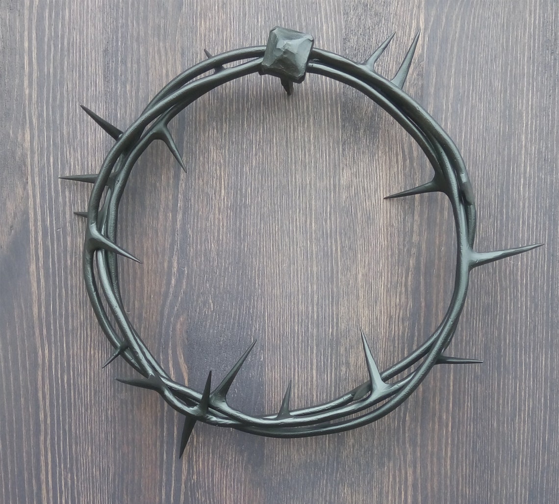 Forged Metal Crown of Thorns Original Metal Wall Decor | Etsy