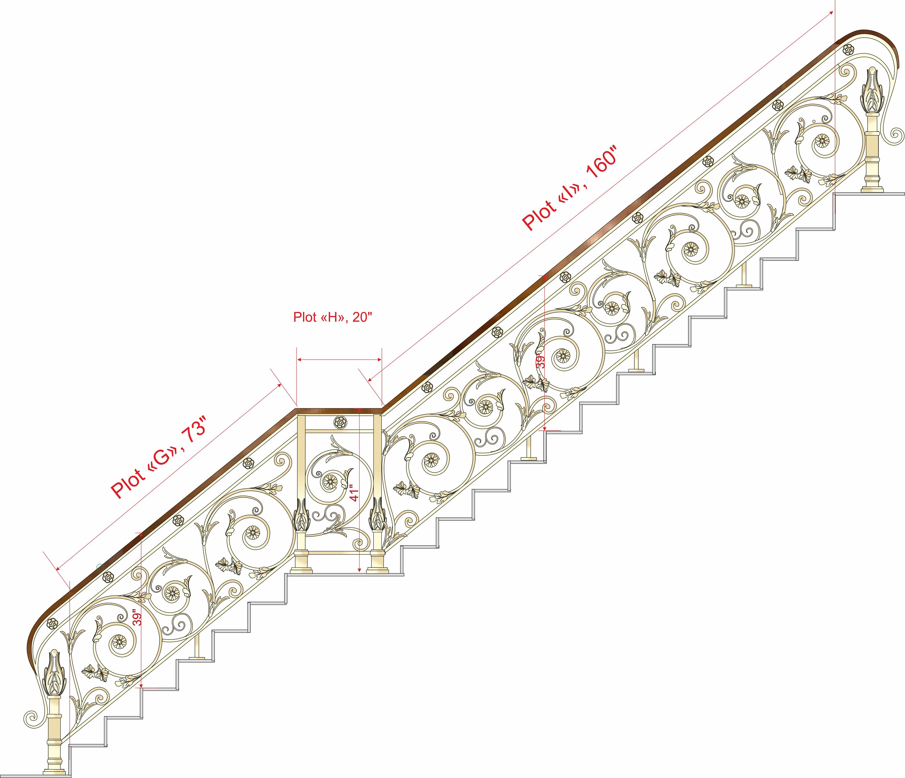 Custom Forged Railings for Stairs Wrought Iron Railings - Etsy