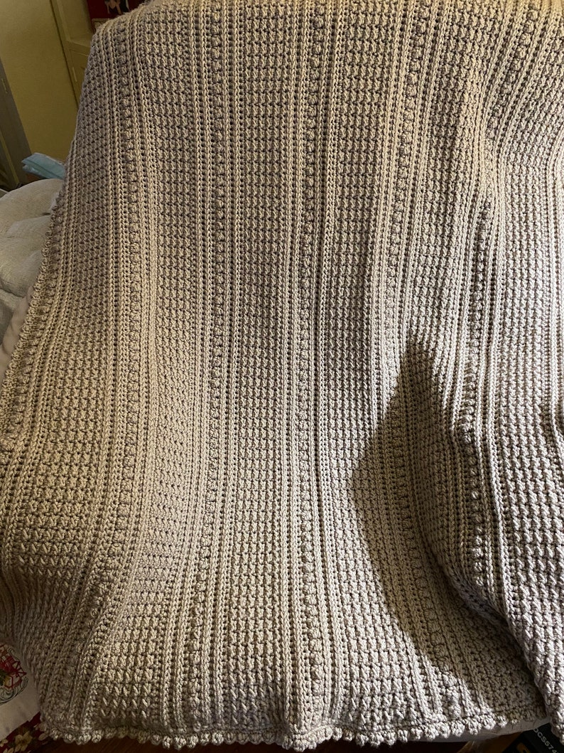 Berry Ridge Crochet Throw, Crocheted Blanket, Shower Gift, Wedding Gift ...