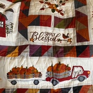 Be Thankful , Handmade Quilt, Quilt for Sale, Quilted Throw, Gift Quilt ...