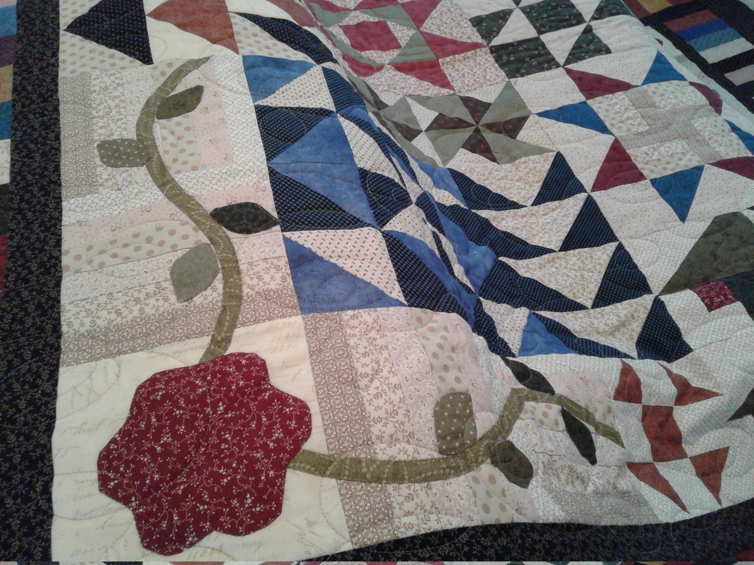 Country Sampler Quilt, Handmade Quilt, Quilt for Sale, Gift Quilt ...