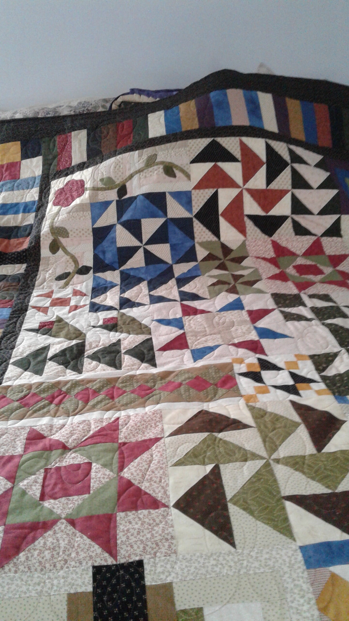 Country Sampler Quilt, Handmade Quilt, Quilt for Sale, Gift Quilt ...