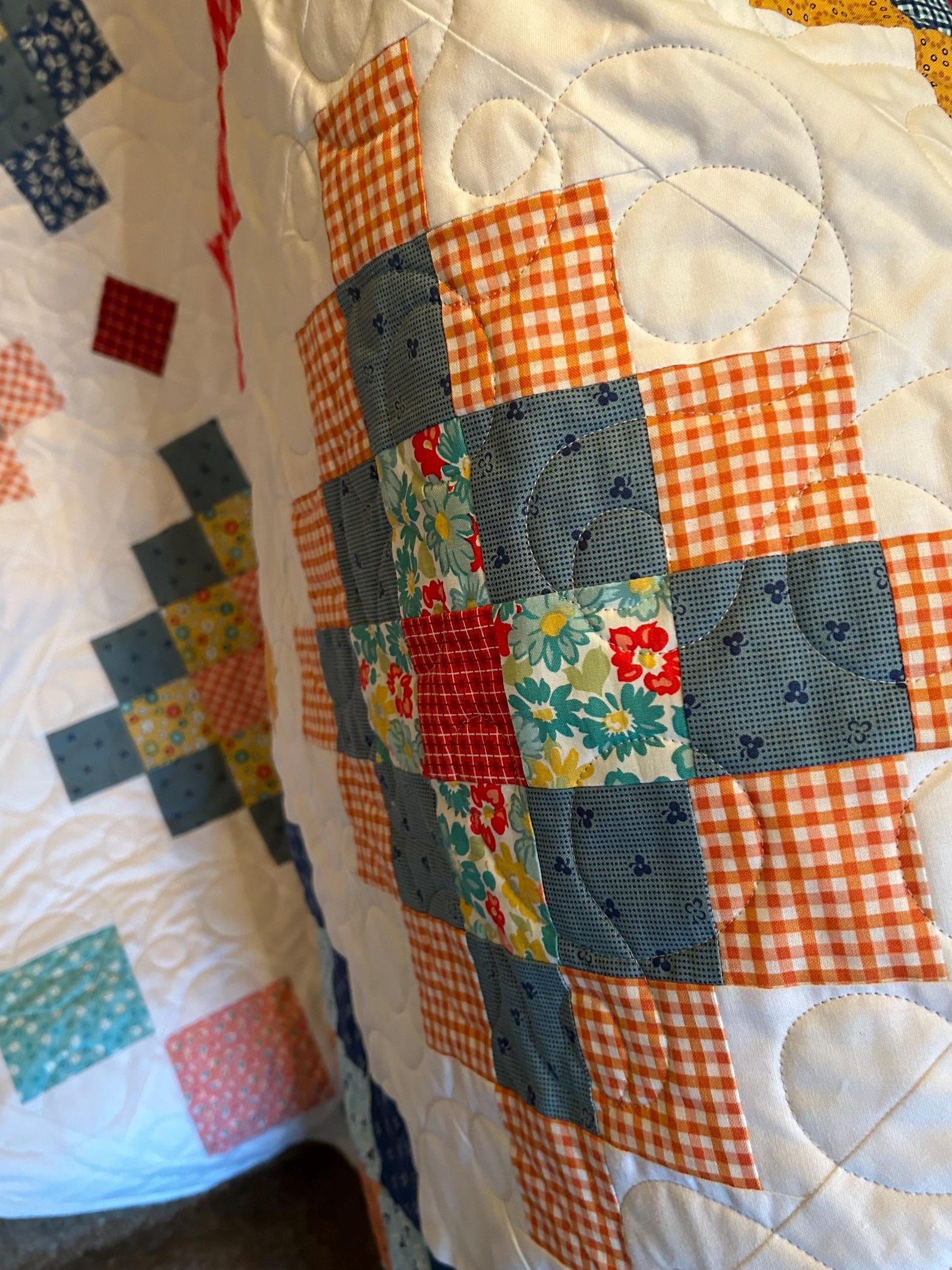 Great Granny Square Quilt, Handmade Quilt, Quilt for Sale, Quilted ...