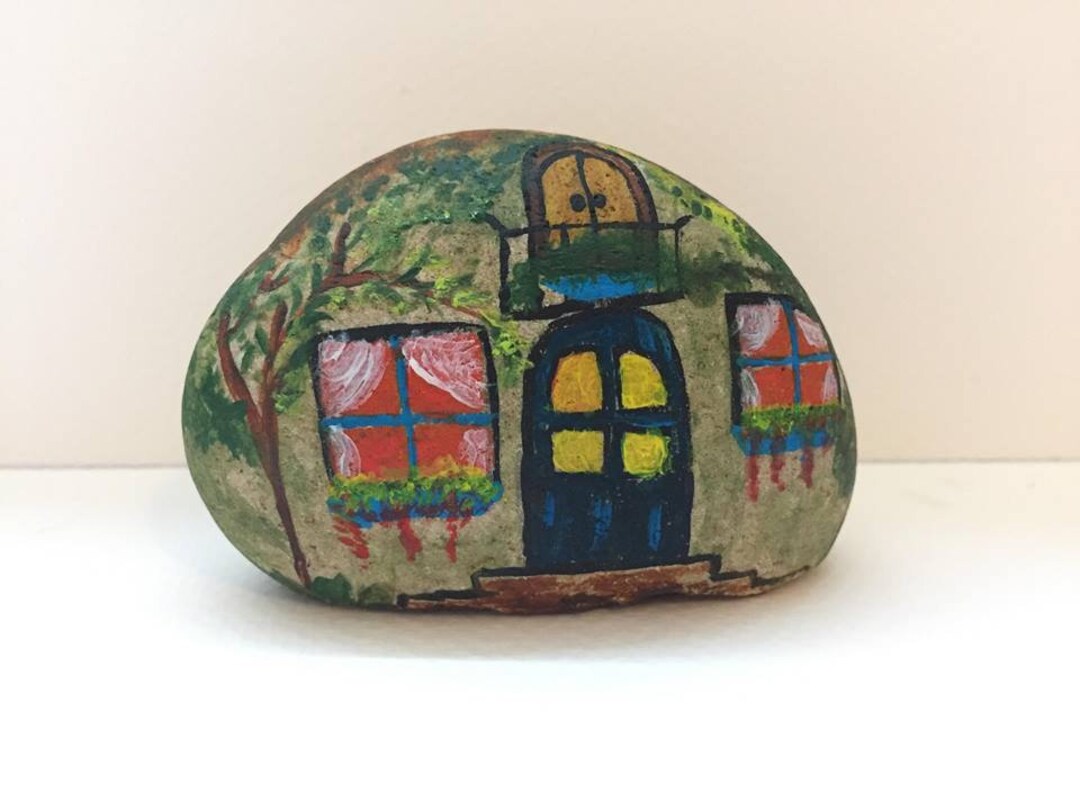 Stone House Painting - Etsy