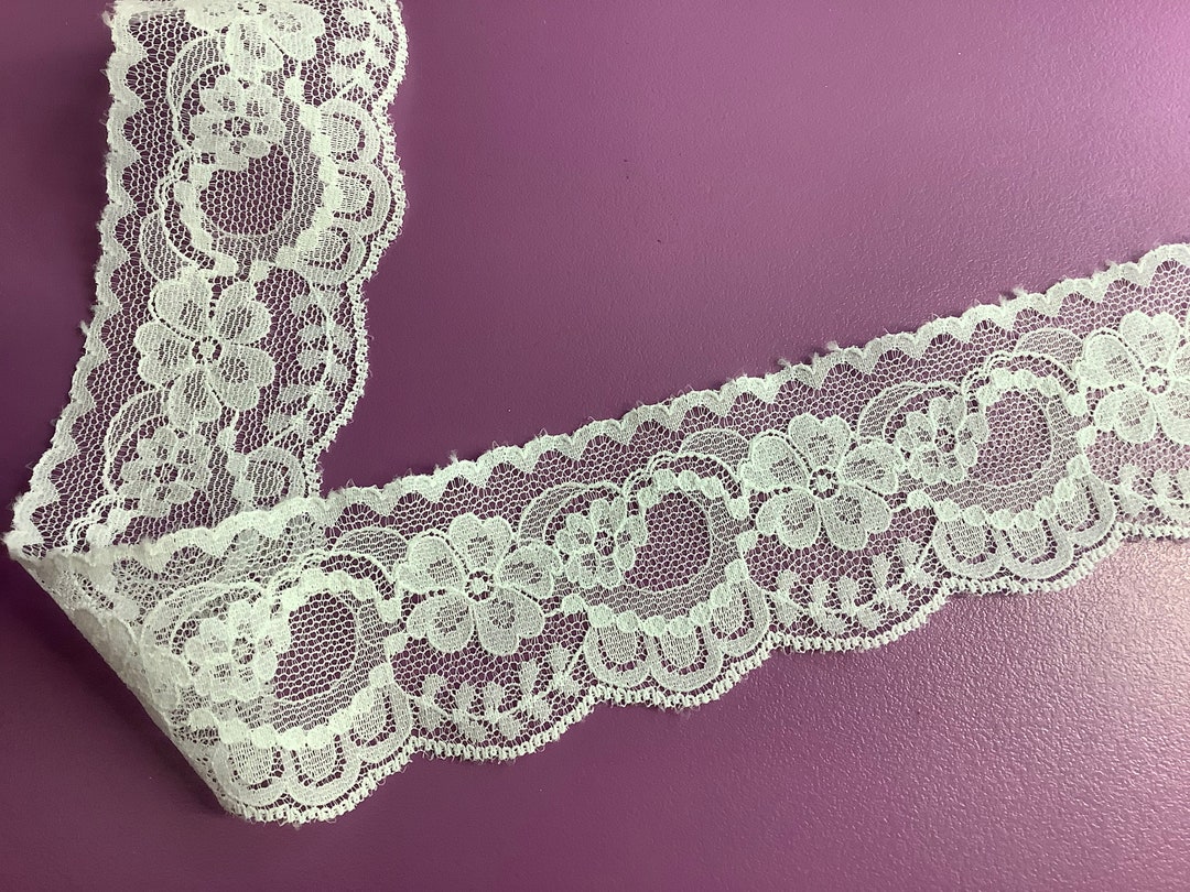 2inch Pale Ivory Lace , Pretty Design Sold by the Metre - Etsy