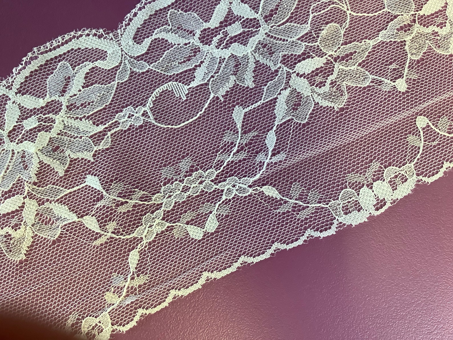 110mm Wide White Lace Sold by the Metre - Etsy