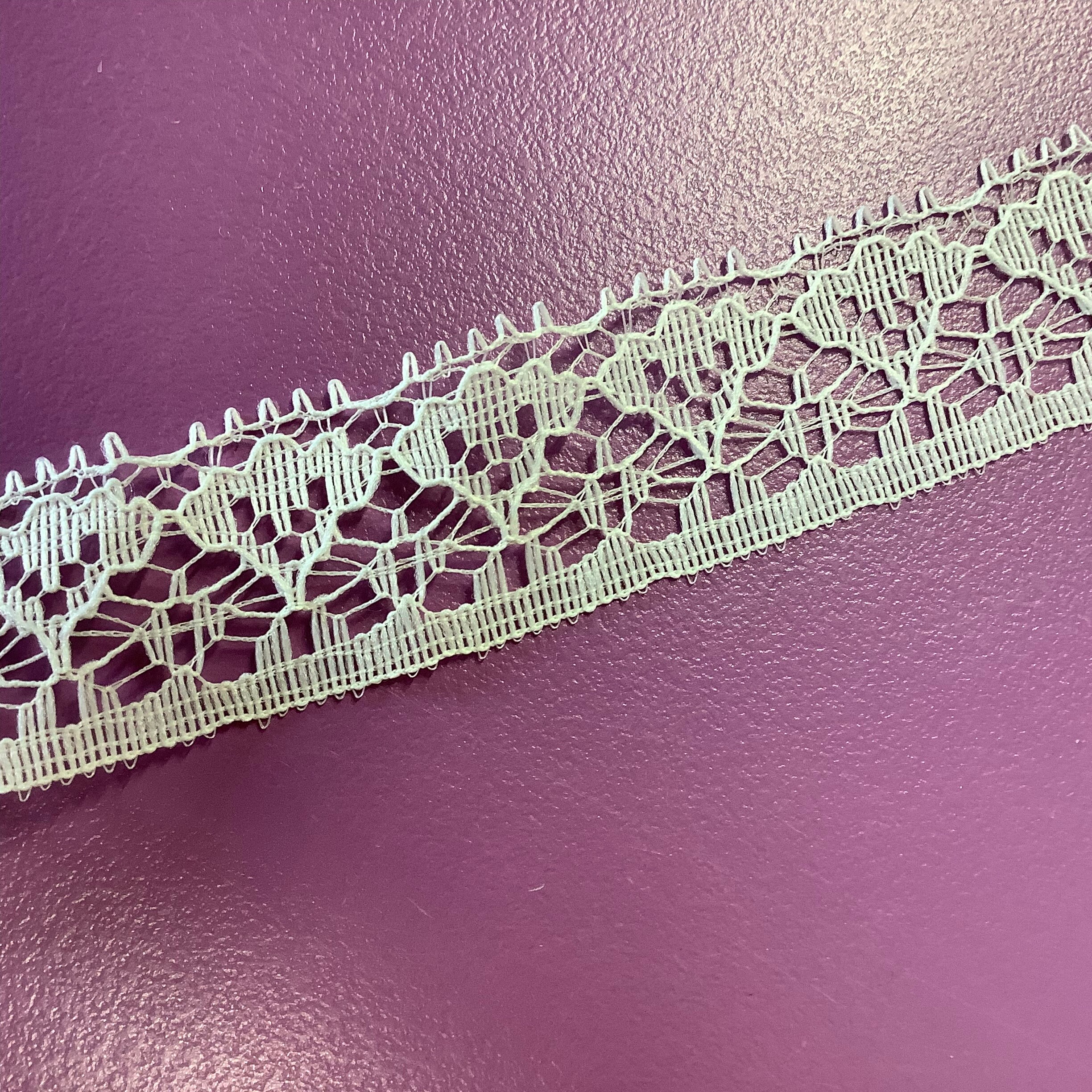 1 Wide Cream Lace Edging X 5 Metre - Etsy UK