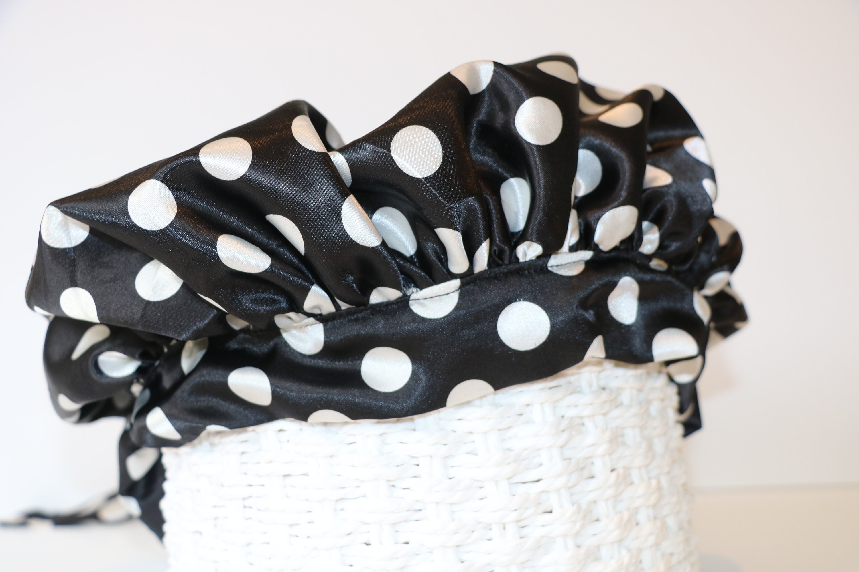 Satin Hair Bonnet. Sleep Bonnet. Hair Care. Adjustable Hair Protector ...