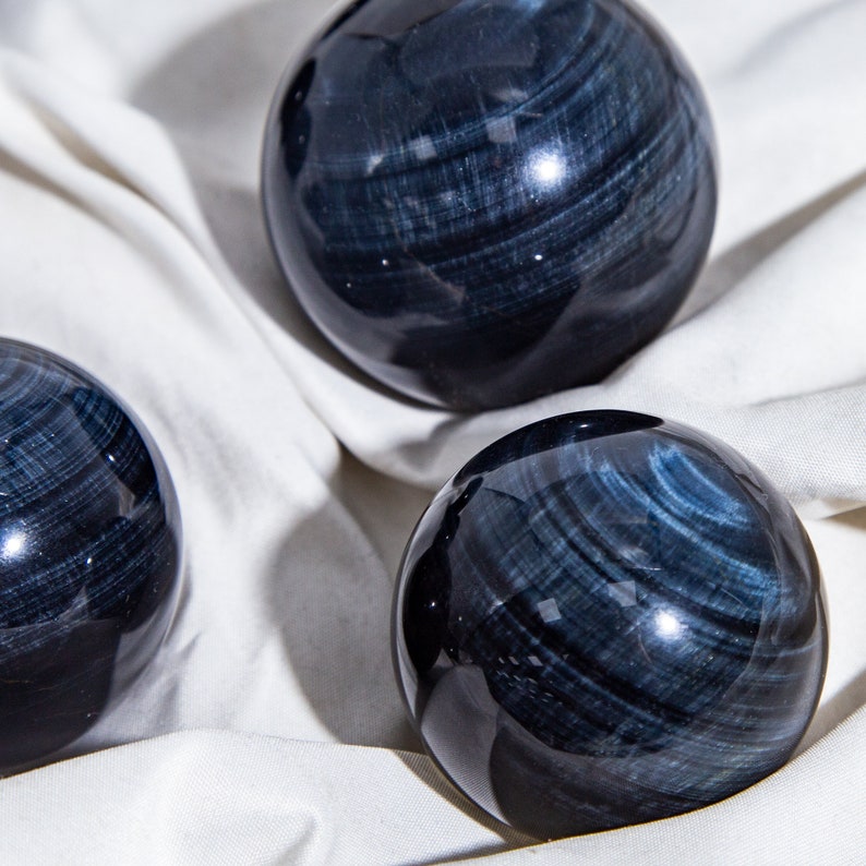 Wholesale Lot 1 Lbs Natural Blue Tiger Eye Spheres Healing Crystal - Etsy