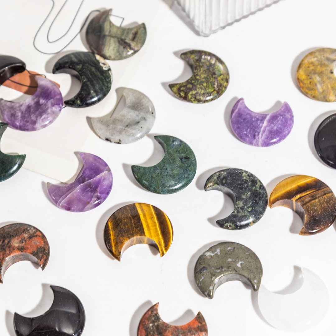 Wholesale Lot Mixed Crystal Mini Moons(quantity Optional) - Etsy