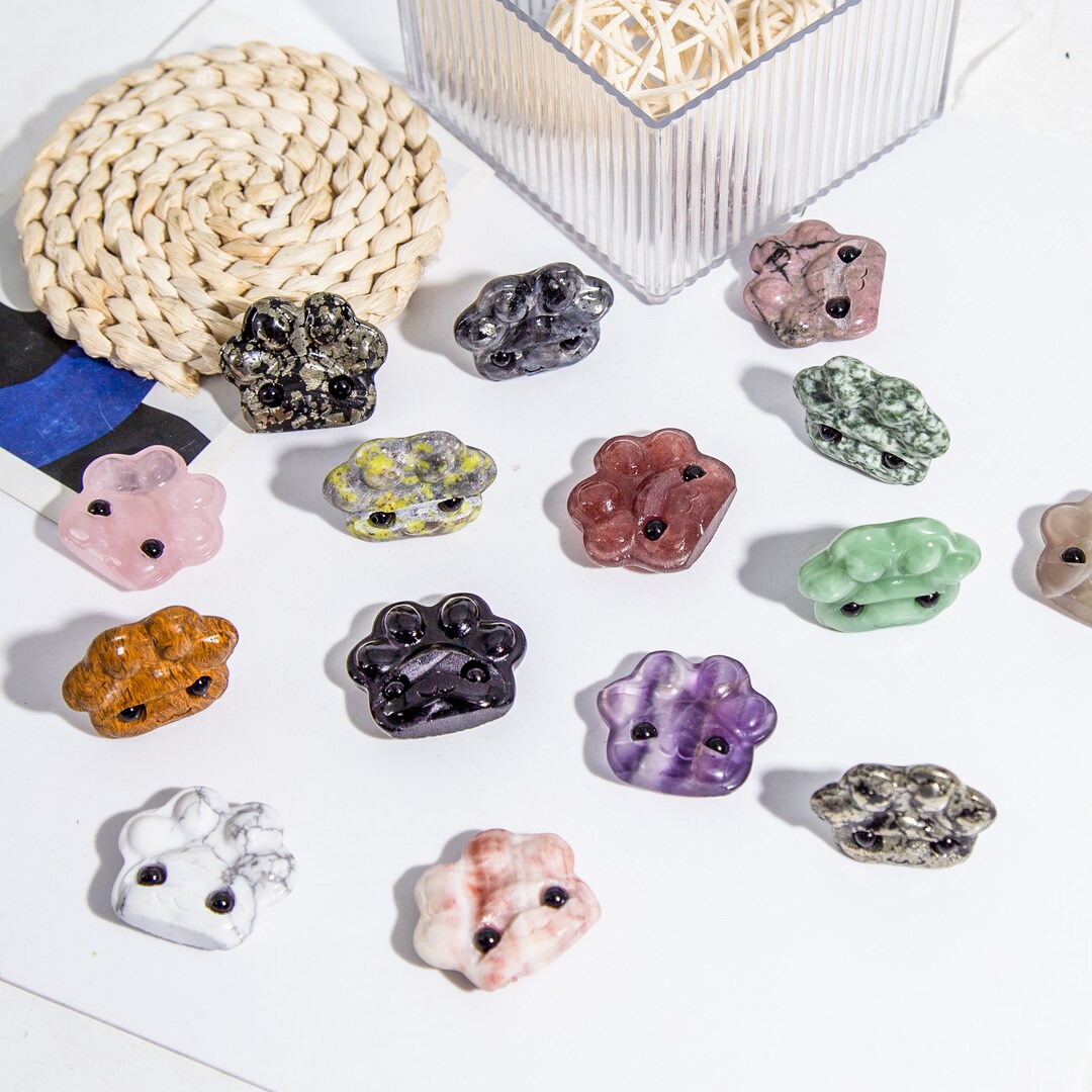 Wholesale Mixed Crystal Cat Claws Cat Paw Hedgehog quantity Optional - Etsy