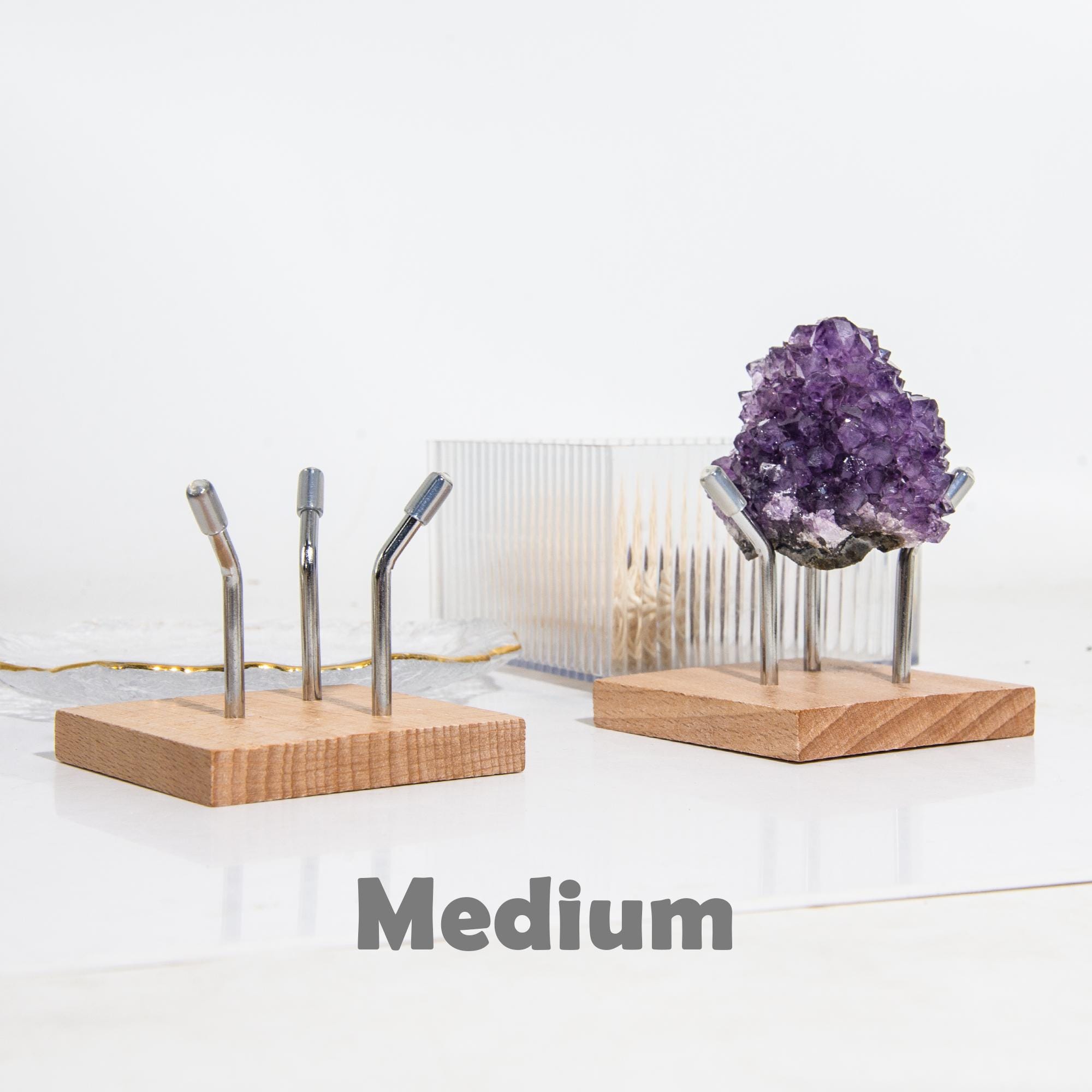 Wholesale Lot 4pcs Raw Crystal Holders Speciman Stands (sizes Optional ...