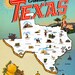 Greetings From Texas Map Poster - Etsy