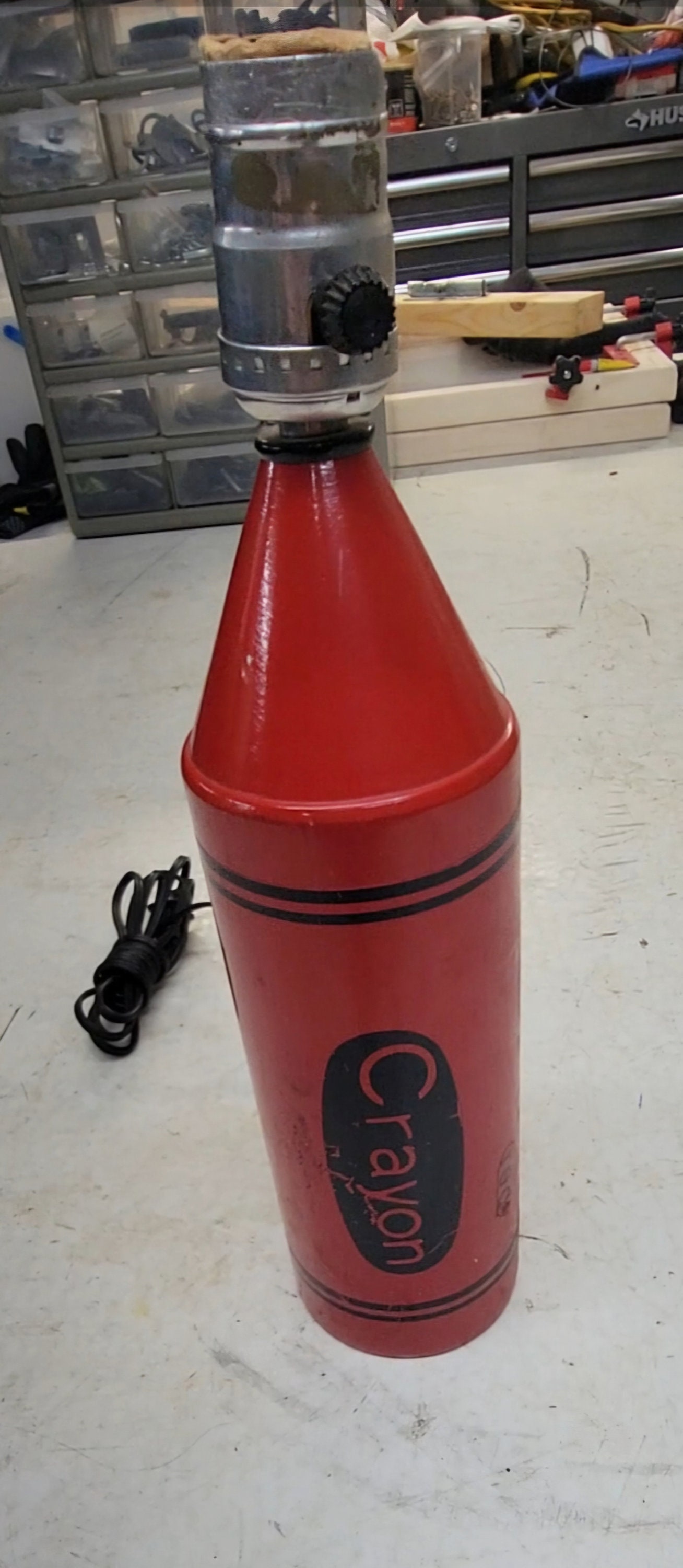 Vintage Used Crayon Desk Light - Etsy