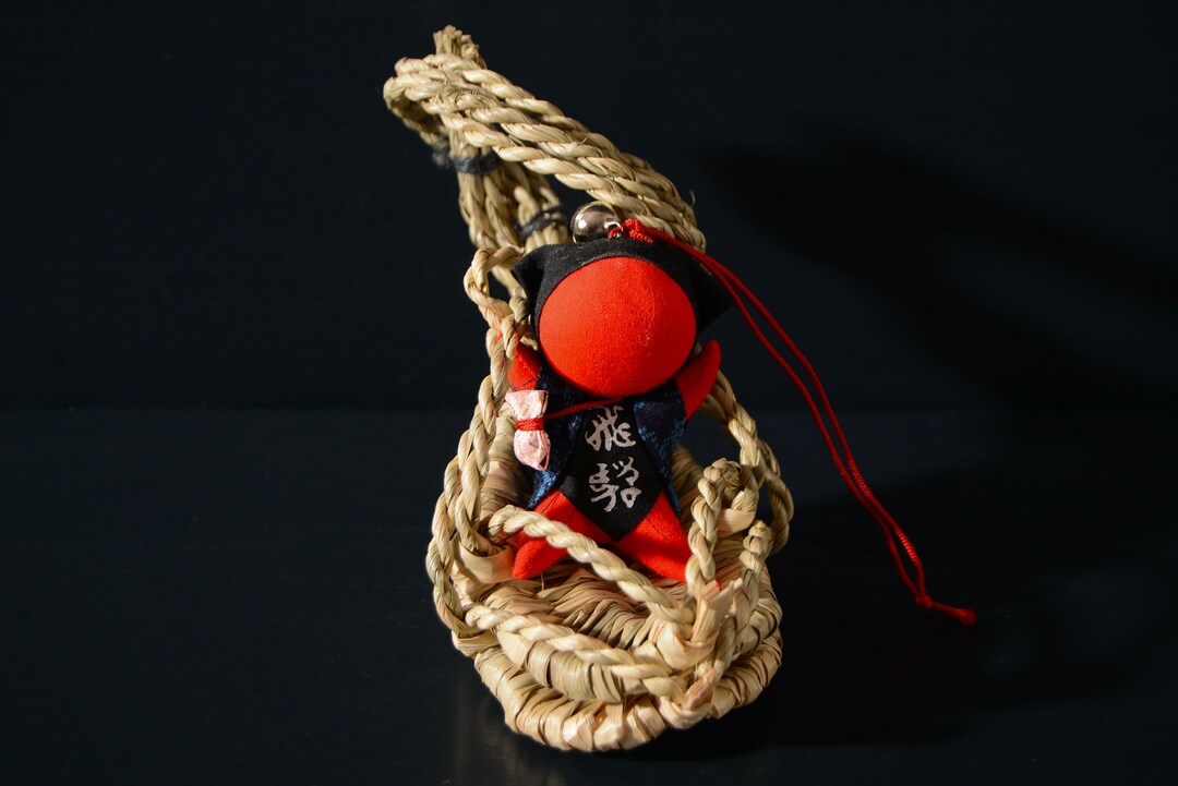 Vintage Japanese Waraji Sandal Ornament With Cloth Doll - Etsy