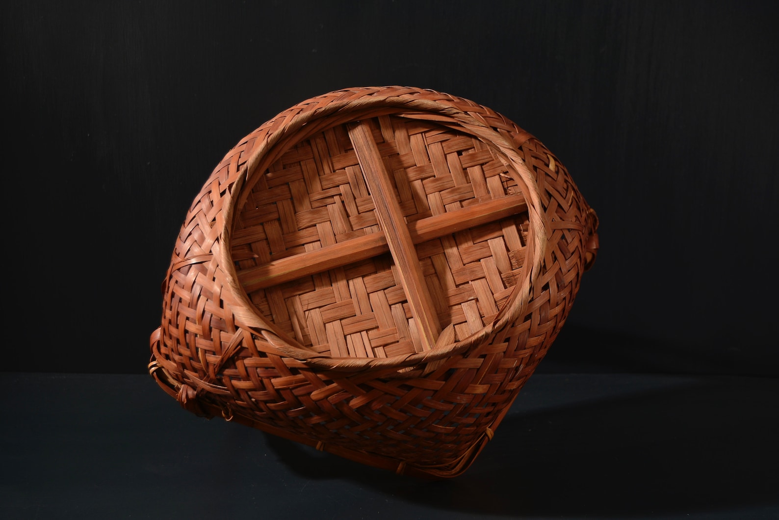 Vintage Japanese Diamond Shaped Basket - Etsy