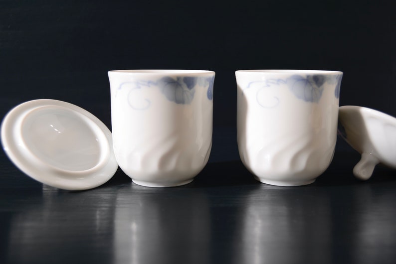 Pastel Grape Tea Set, Teapot & Two Cups - Etsy