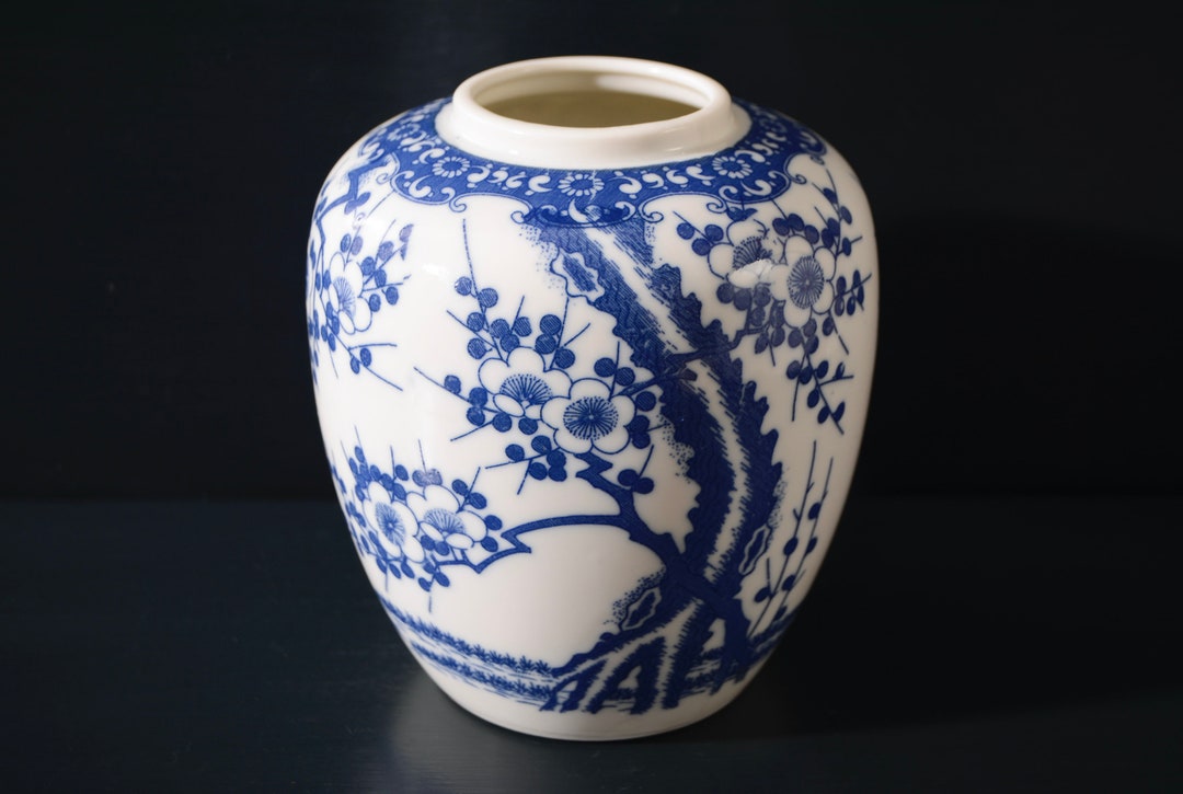 Cherry Blossom Ginger Jar Vase - Etsy