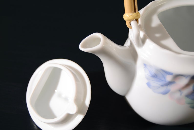 Pastel Grape Tea Set Teapot & Two Cups - Etsy