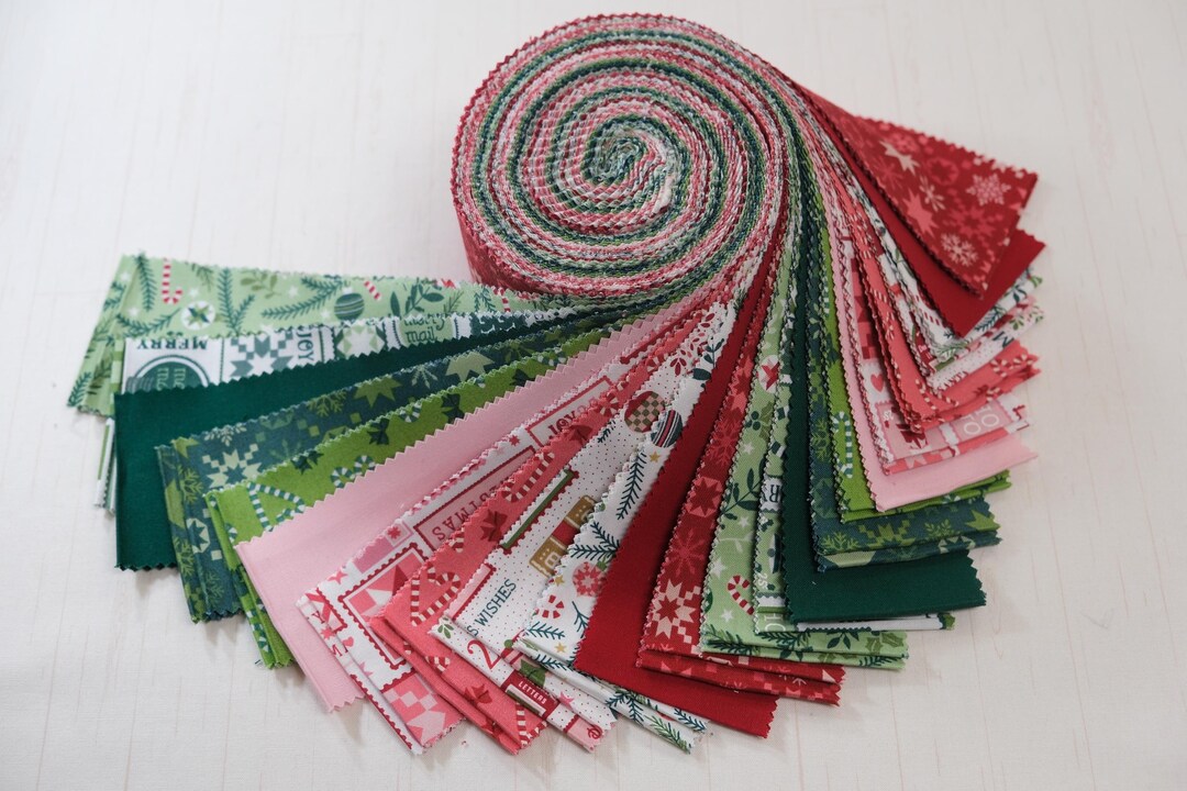 Kimberbell Quilty Little Christmas - Precuts - Jelly Roll - 2.5in WOF ...