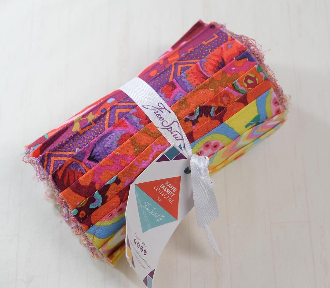 Kaffe Fassett Collective Spring 2018 Bright 6" WOF Strips Design Strip ...