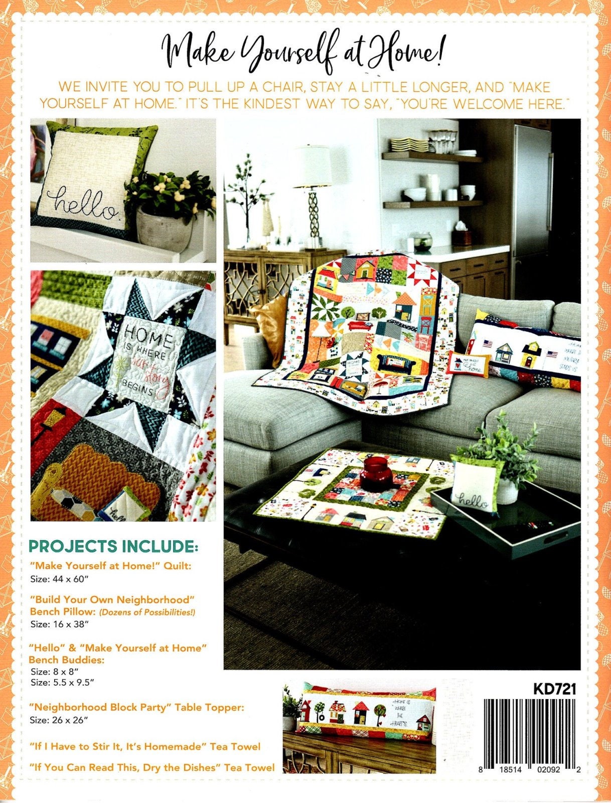 Kimberbell - Make Yourself at Home (sewing Version) *retired - Etsy