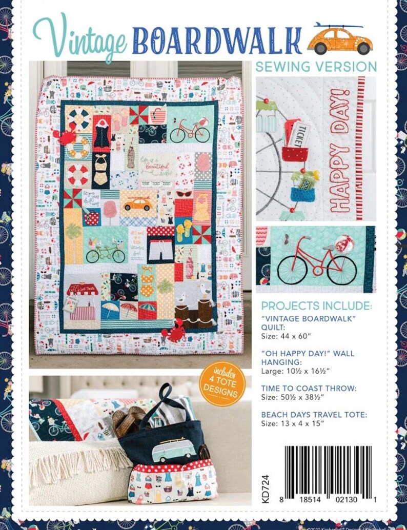 Kimberbell - Vintage Boardwalk Project Book (sewing Version) *retired ...