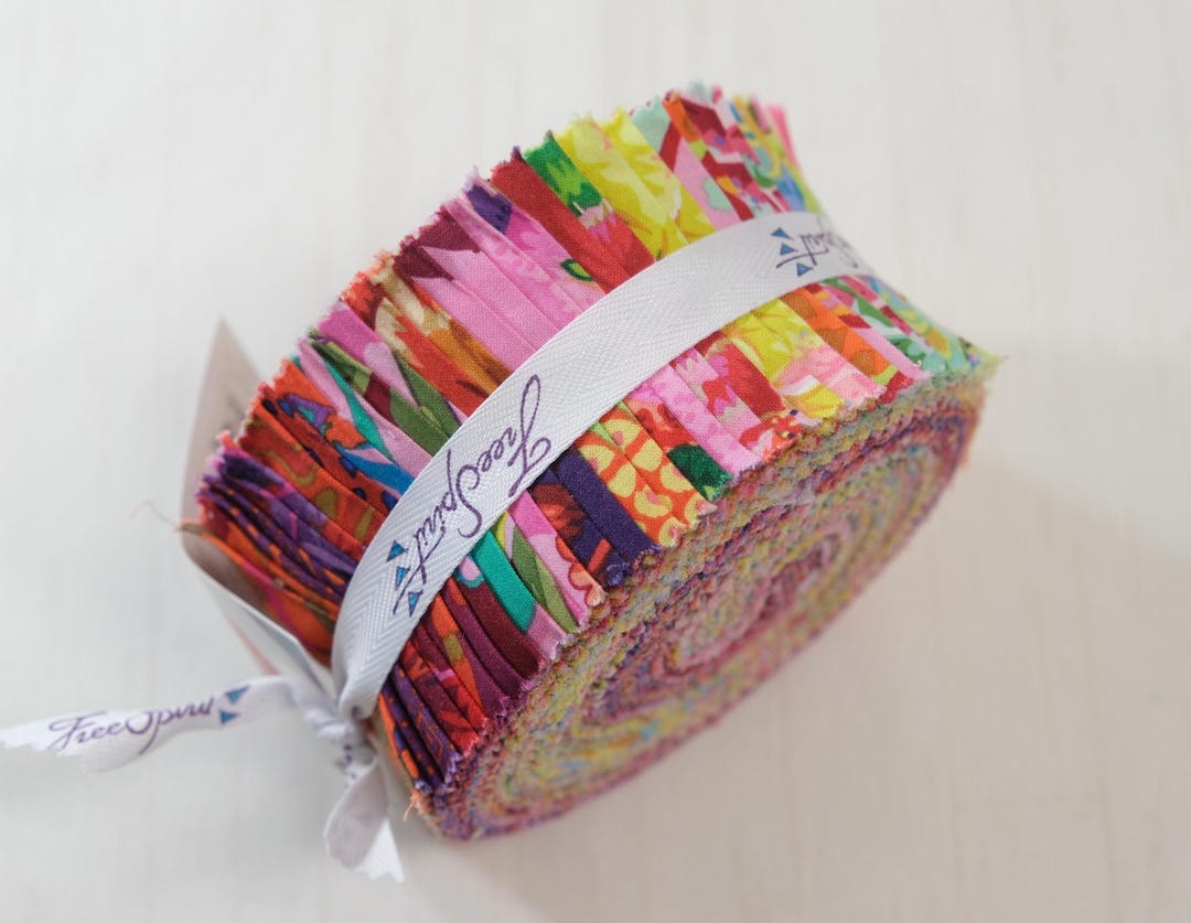 Kaffe Fassett Collective Spring 2018 Bright 2.5" WOF Strips Design Roll ...