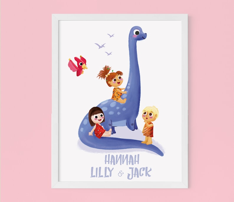 Personalised Illustration | Illustrated Portrait | Nursery Art ...