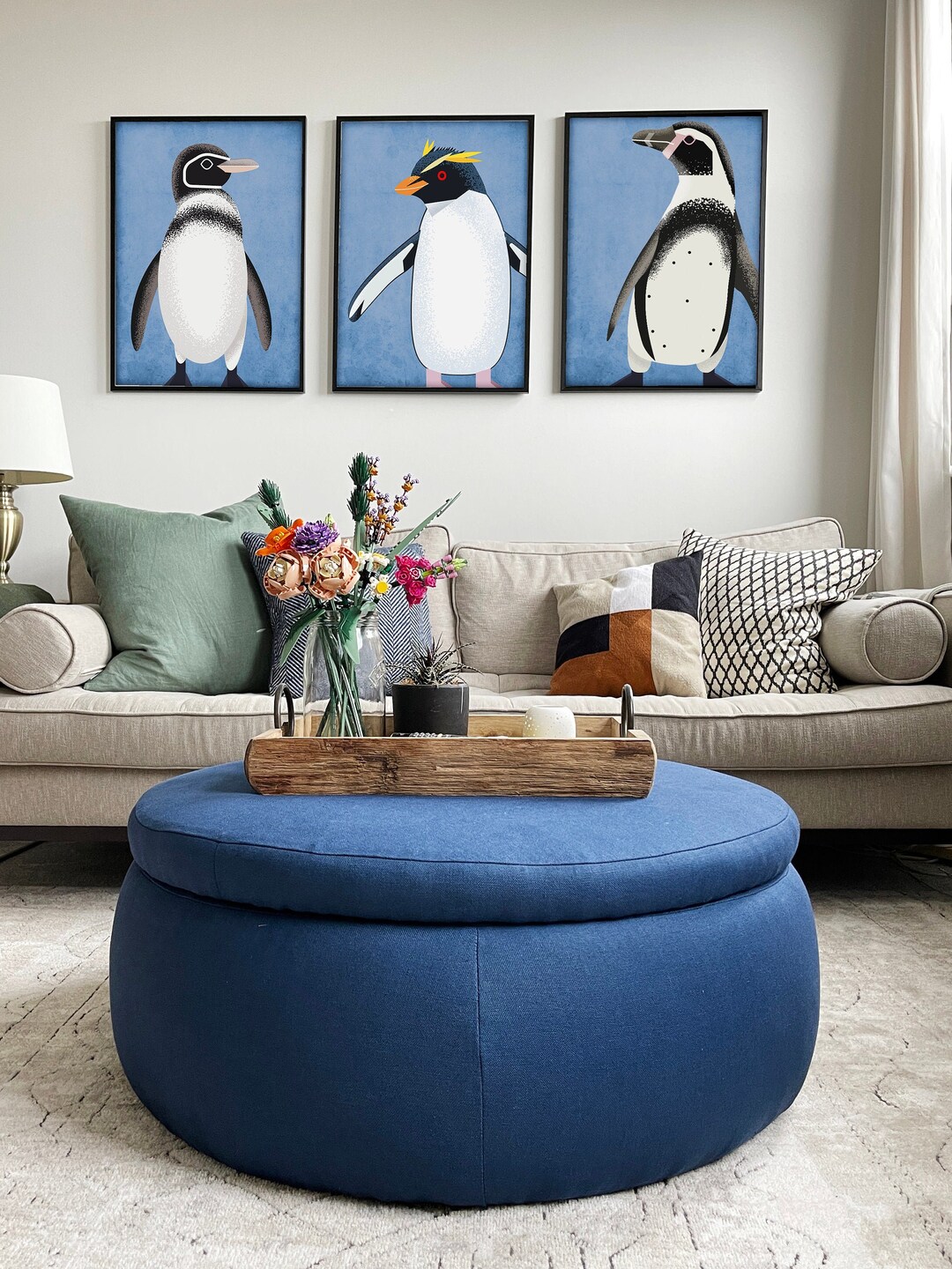 Penguin Prints | Illustrated Penguins | Individual Prints - Etsy