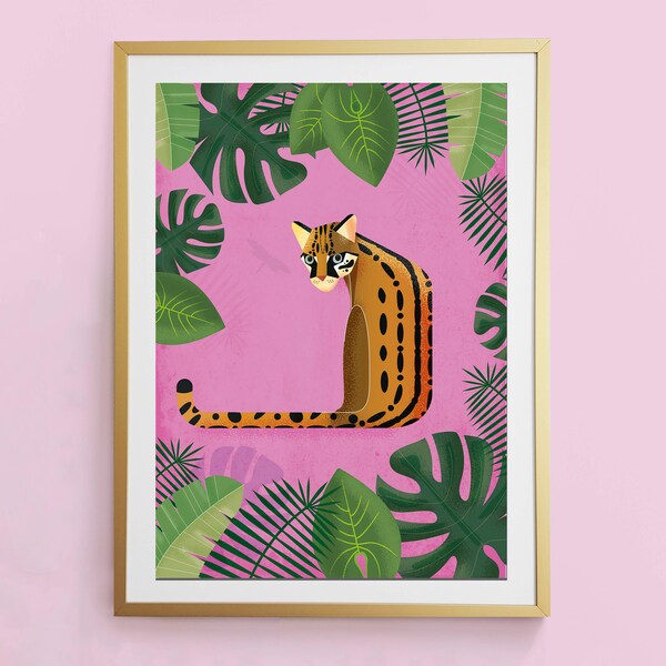 Ocelot Print - Etsy