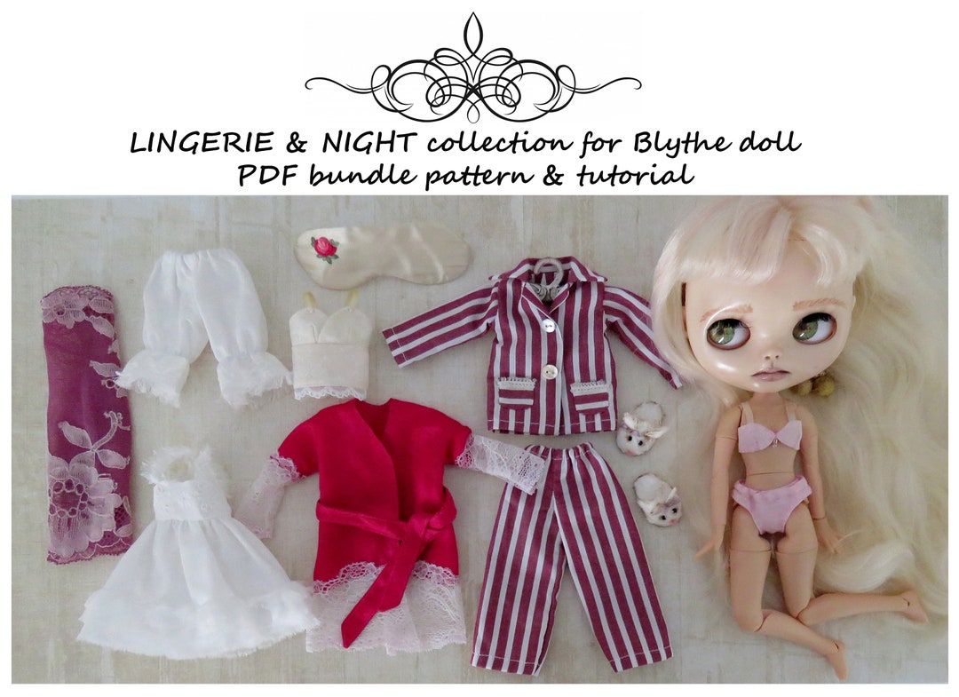 Blythe Bundle Patterns Underwear, Pyjamas, Slip Dress, Camisole ...