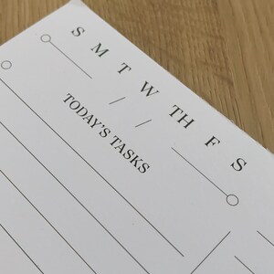 Daily Organizer Pad, Daily Notepad, Daily Planner Notepad With to Do ...