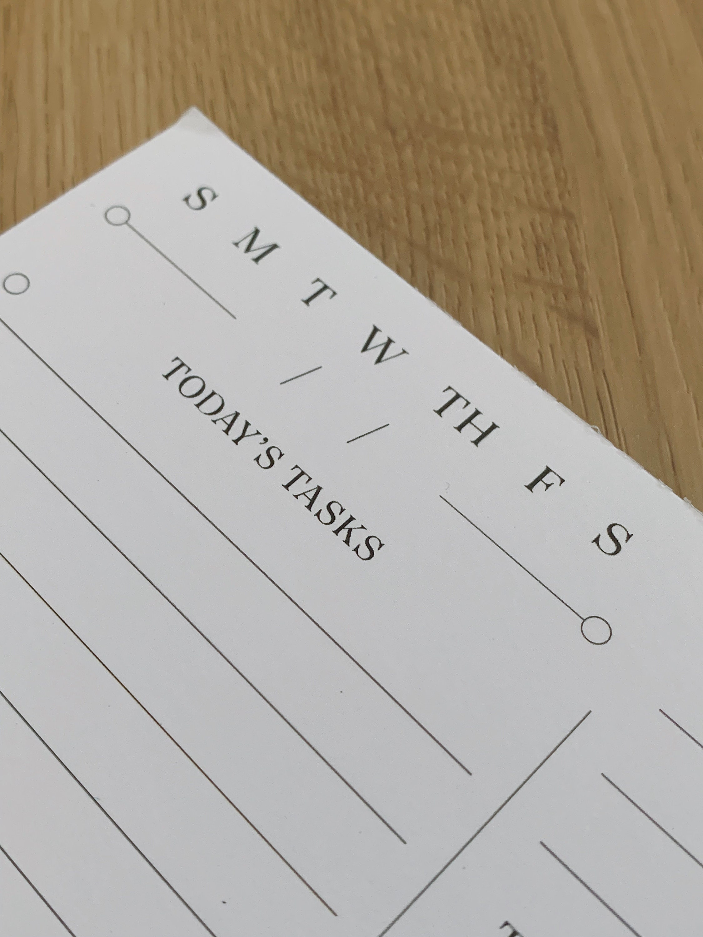 Daily Organizer Pad Daily Notepad Daily Planner Notepad With - Etsy