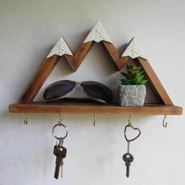 Mountain Key Holder - Etsy