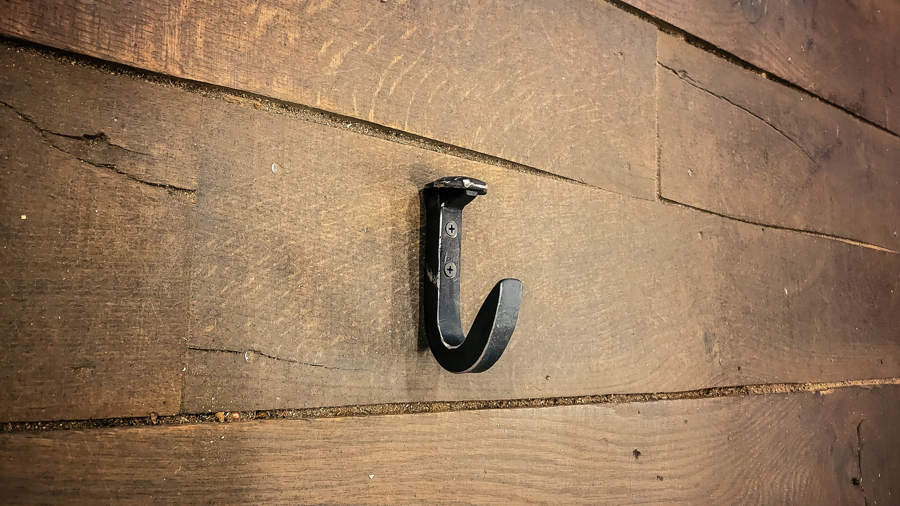 Hand Forged Blacksmith Hook Made From an Old Used Railroad Spike - Etsy